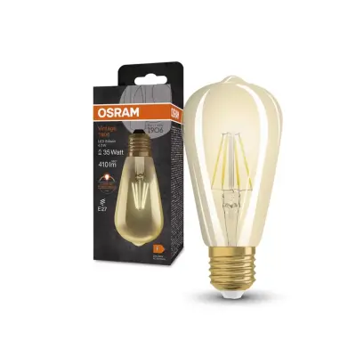 OSRAM 1906 Ledison 4W/824 E27 LED Filament Ampul 4'lü Set