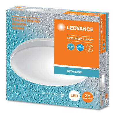 Ceiling Round 325 SEN 24W 6500K Ses Sensörlü LED Panel | IP44